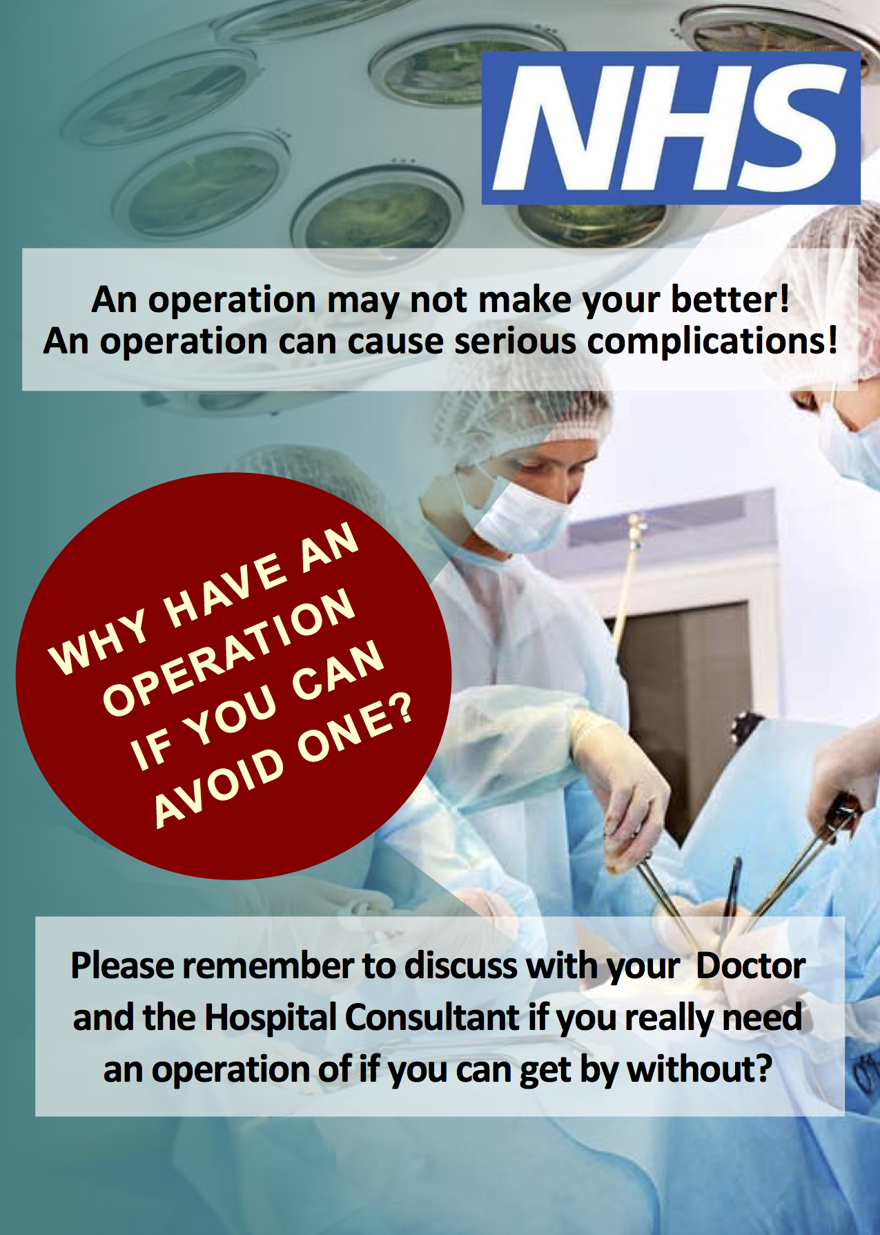 Why have an operation if you can avoid one? – BJGP Life